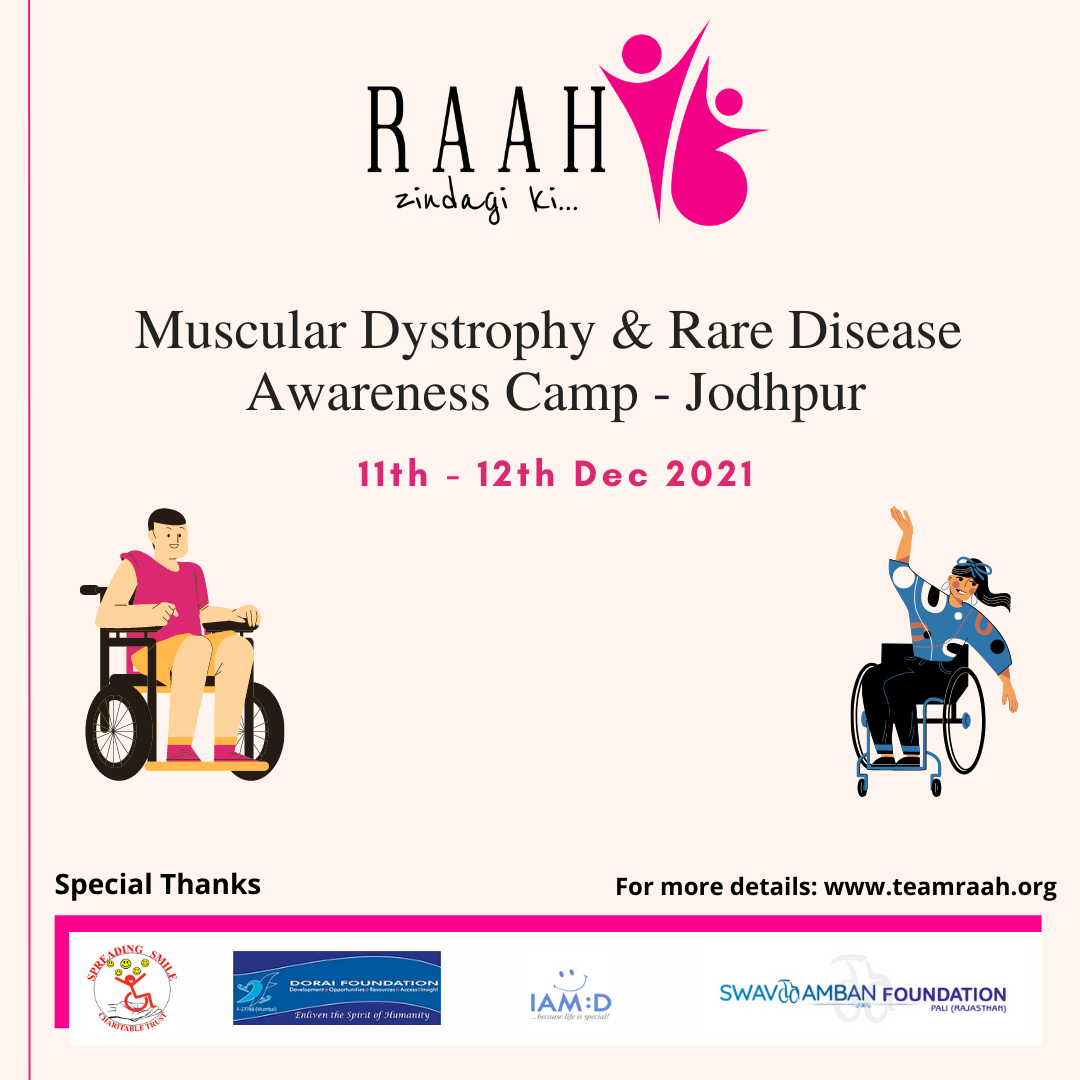 Muscular Dystrophy & Rare Disease Awareness Camp - Jodhpur